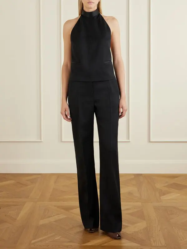 Alexander McQueen Halterneck Wool Tank