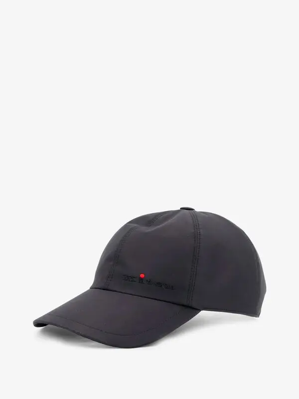 Kiton Nylon Baseball Cap With Embroidered Logo