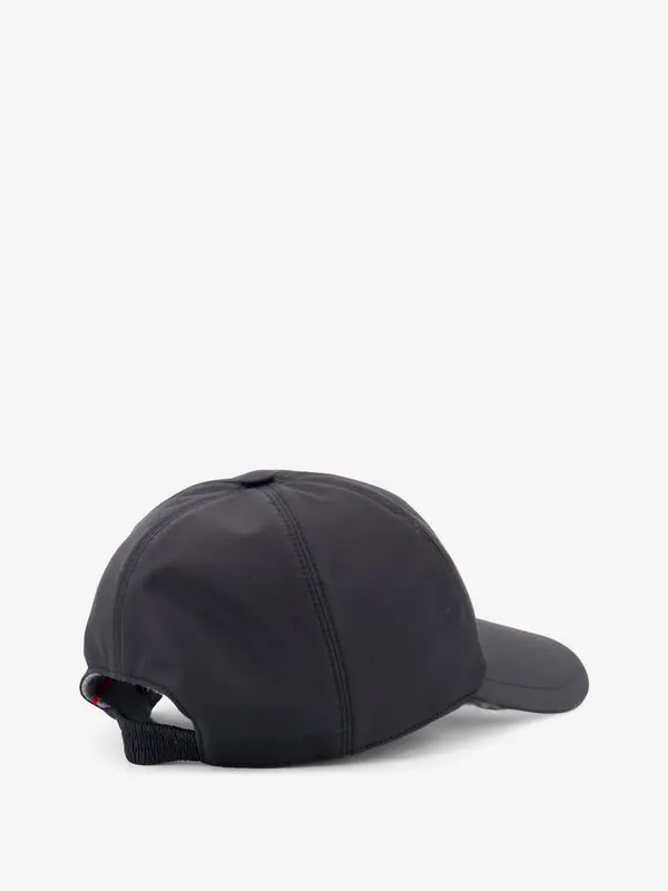 Kiton Nylon Baseball Cap With Embroidered Logo