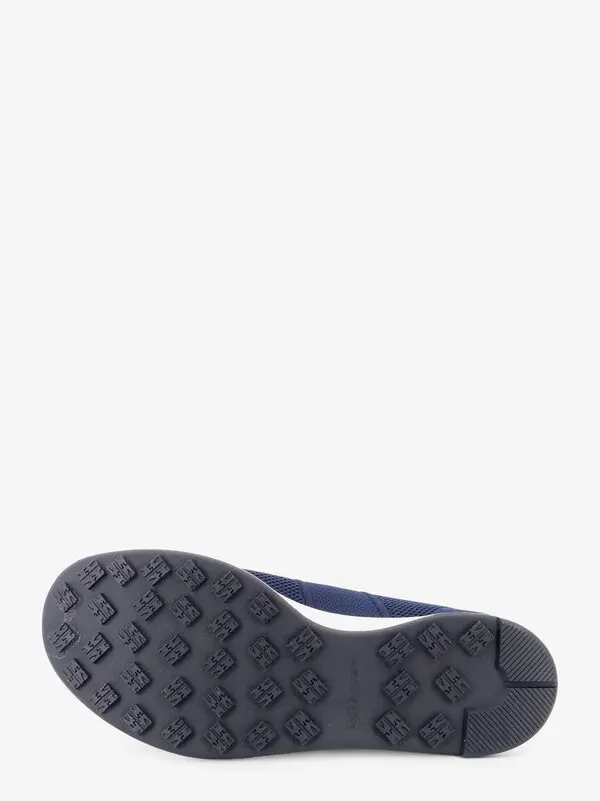 Kiton Knitted Fabric And Suede Lace-up Sneakers
