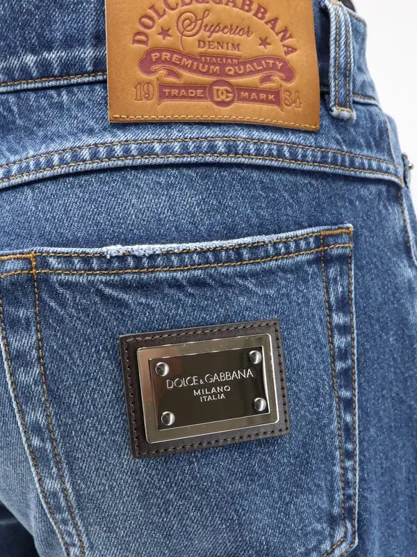 Dolce & Gabbana Regular Fit Denim Jeans