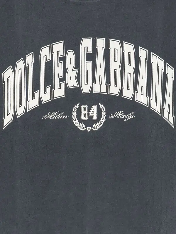 Dolce & Gabbana Cotton Tshirt With Front Print