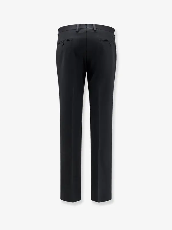Dolce & Gabbana Tailored Cotton, Viscose, And Silk Blend Trousers