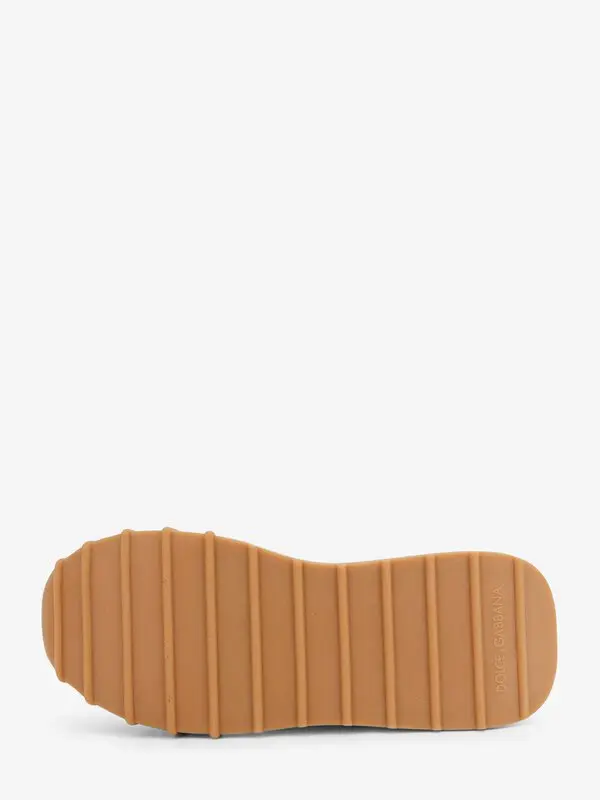 Dolce & Gabbana Nylon And Suede Sneakers With Dg Logo