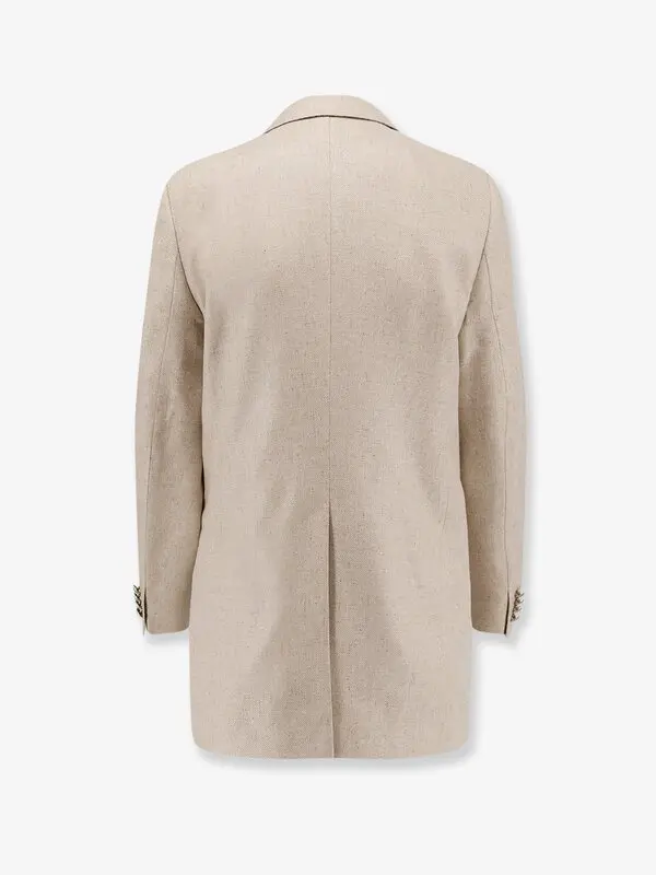 Tagliatore Jasmine Silk Blazer - Beige