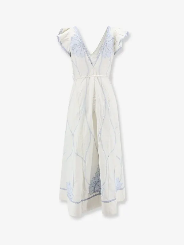 SCARLETT POPPIES Vittorio Cotton Long Dress