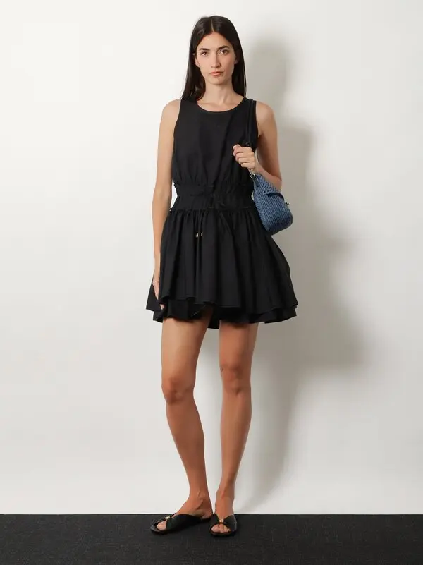 Loewe Sleeveless Embroidered Cotton Dress