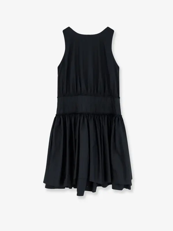 Loewe Sleeveless Embroidered Cotton Dress