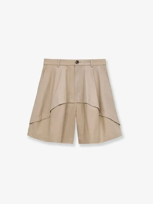 Loewe Paneled Shorts - Beige