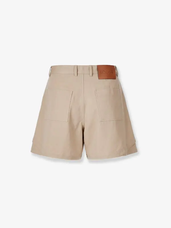 Loewe Paneled Shorts - Beige