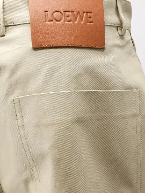 Loewe Paneled Shorts - Beige