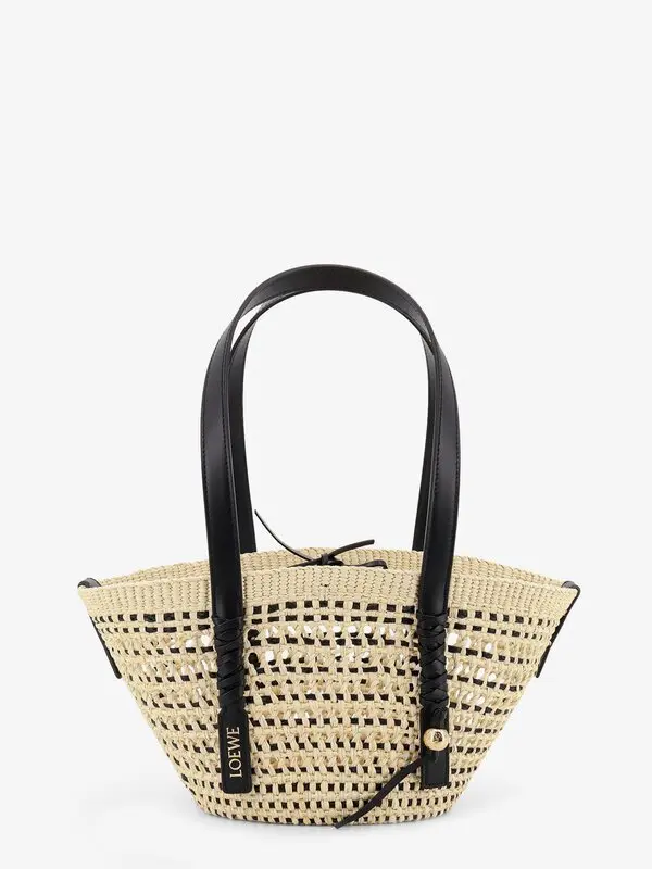 Loewe Small Braided Shoulder Bag - Beige