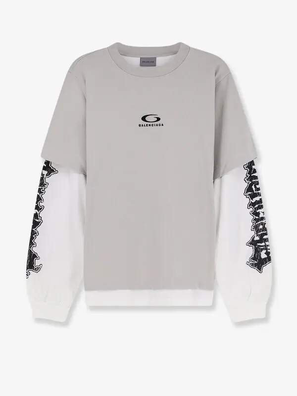 Balenciaga Double Hybrid Cotton Tshirt