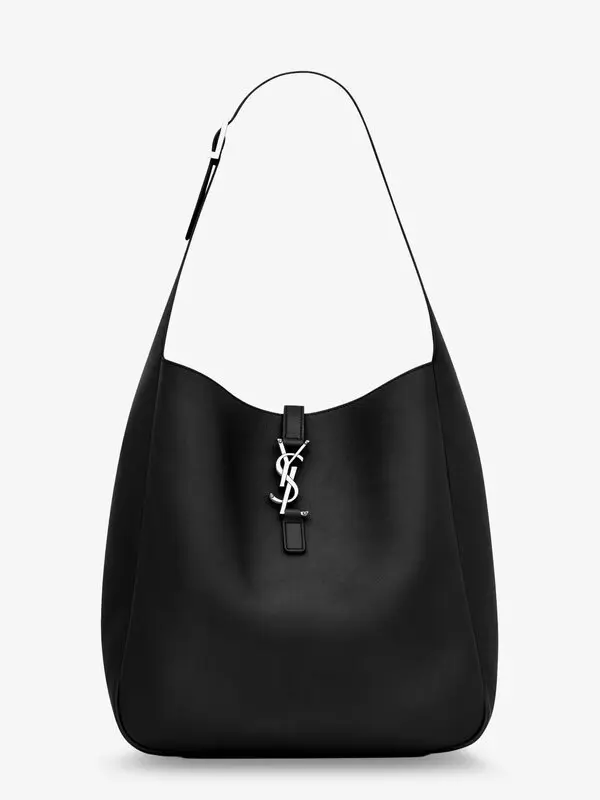 Saint Laurent Le 5 À 7 Leather Shoulder Bag With Cassandre Logo