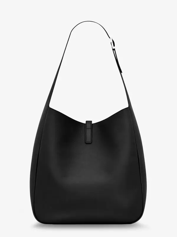 Saint Laurent Le 5 À 7 Leather Shoulder Bag With Cassandre Logo