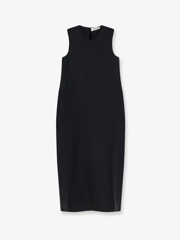 RÓHE Hourglass Linen And Silk Blend Long Dress
