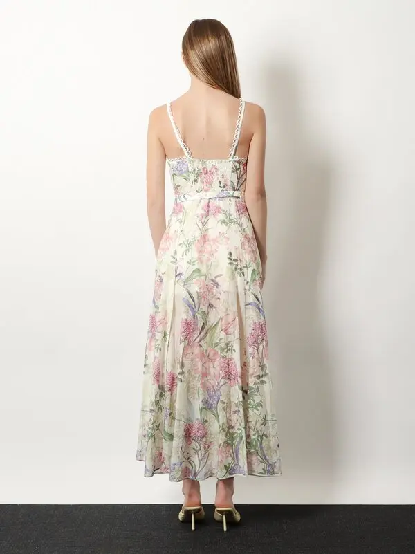 Charo Ruiz Ibiza Belted Floral Print Dress