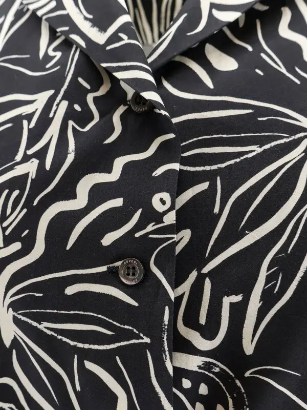Aspesi Printed Cotton Chemisier Dress