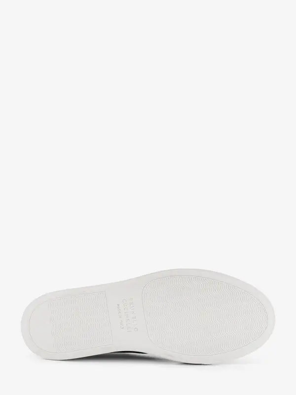Brunello Cucinelli Suede Lace-up Sneakers With Monili Detail