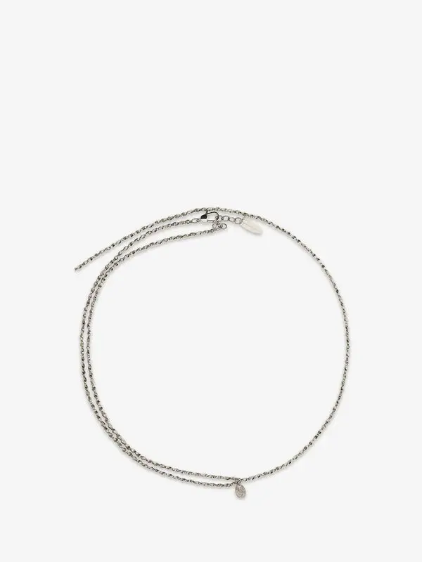 Brunello Cucinelli Silver Pendant Necklace - Grey