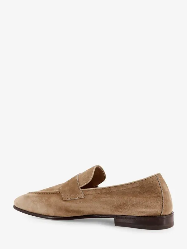 Brunello Cucinelli Suede Loafers - Beige
