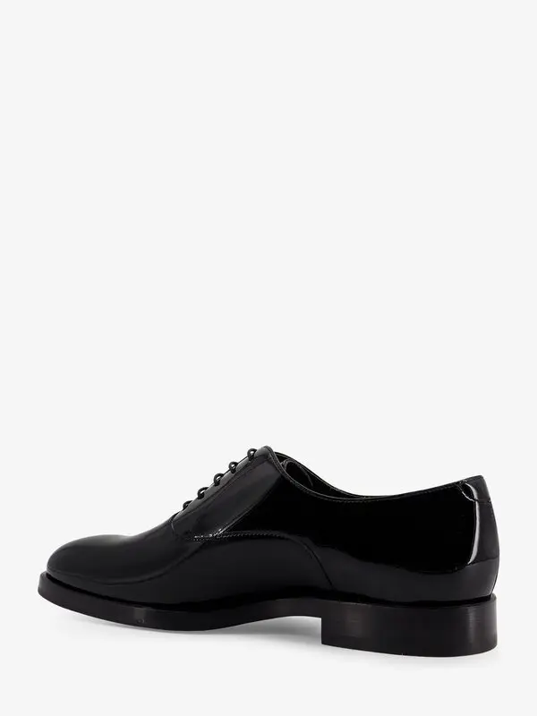 Brunello Cucinelli Patent Leather Oxford Lace-up Shoes