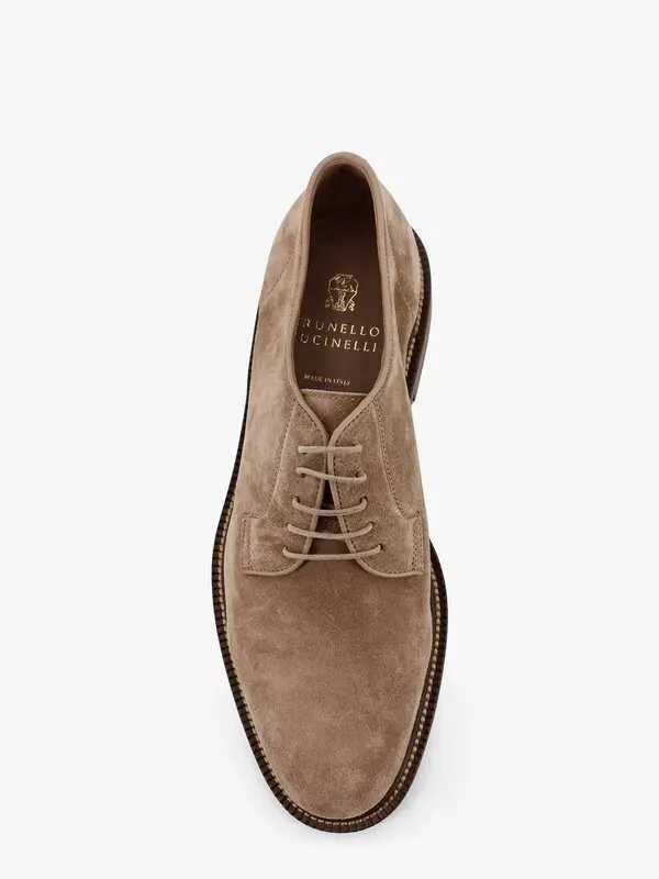 Brunello Cucinelli Suede Lace-up Shoes