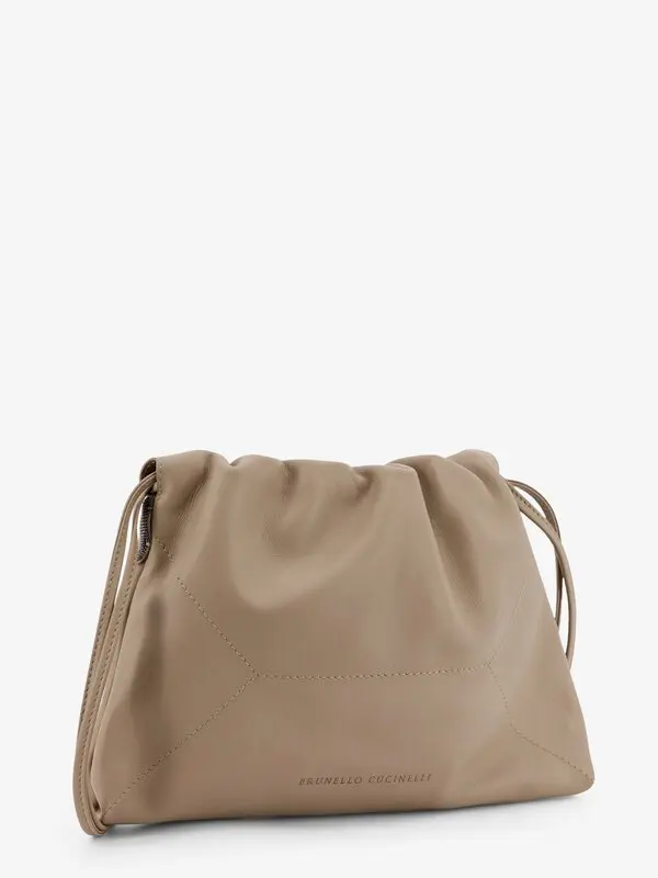 Brunello Cucinelli Leather Shoulder Bag