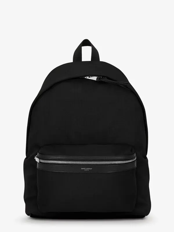 Saint Laurent Nylon And Leather City Backpack