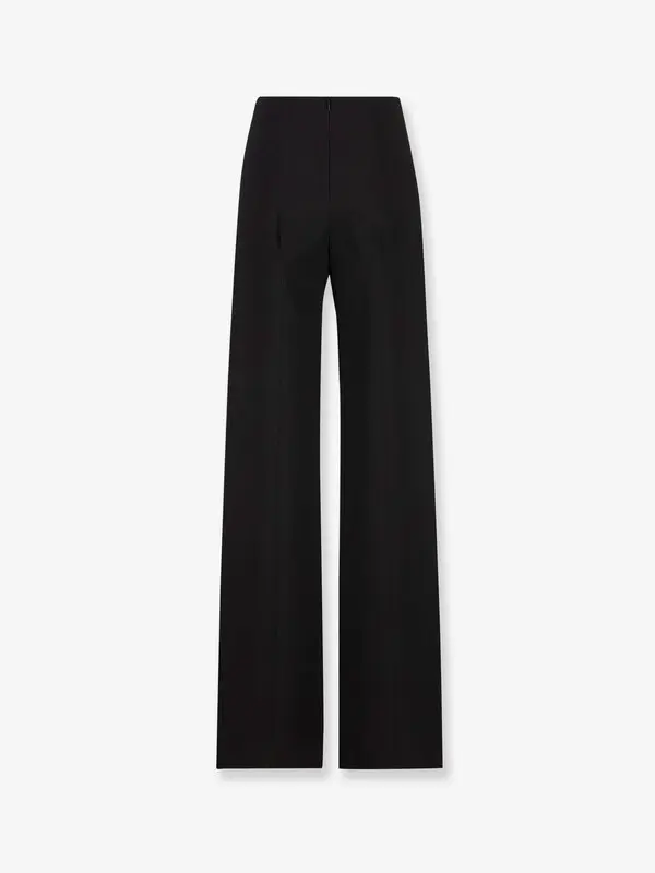 Gucci Technical Stretch Wool Wide Leg Trousers
