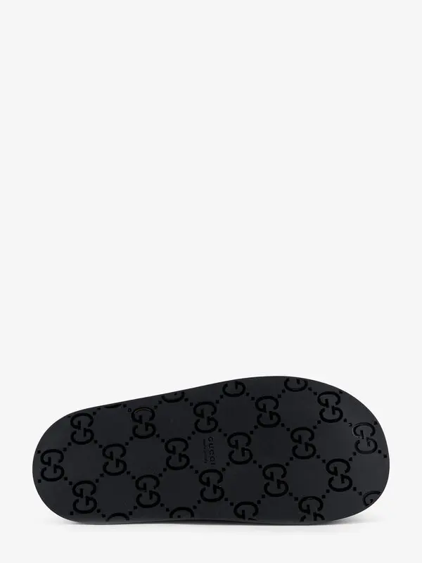 Gucci Suede Allover Gg Motif Mule