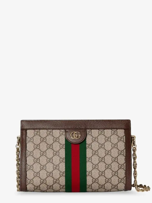Gucci Ophidia Shoulder Bag - Beige