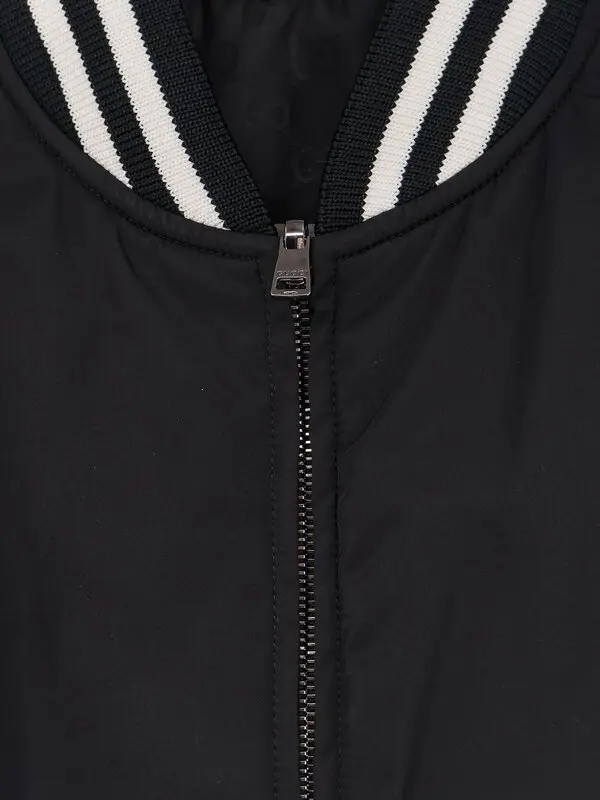 Gucci Reversible Bomber Jacket With Gg Motif