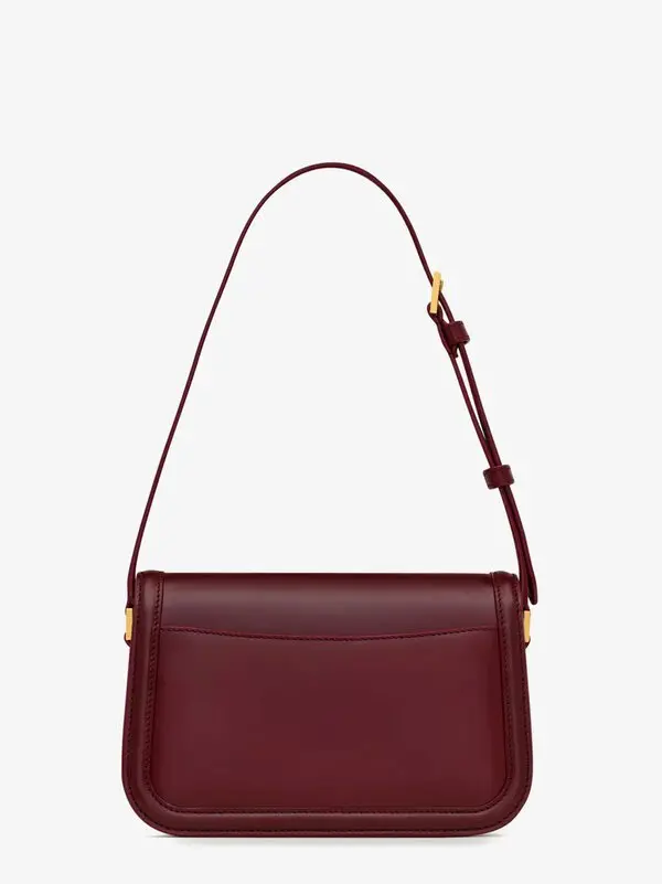 Saint Laurent Solferino Mini Leather Shoulder Bag - Red
