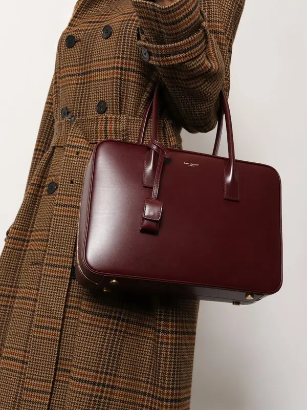Saint Laurent Sac De Jour Handbag - Red