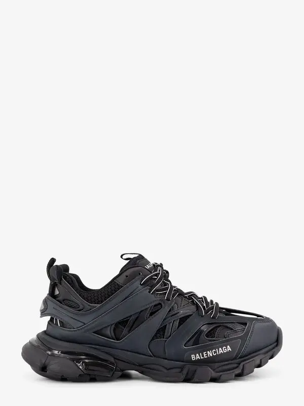 Balenciaga Track Nylon And Mesh Sneakers - Black