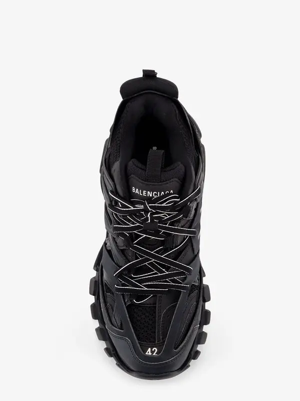 Balenciaga Track Nylon And Mesh Sneakers - Black