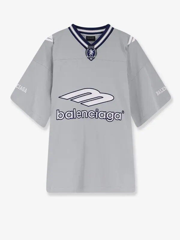 Balenciaga 3b Football Jersey Tshirt - Grey