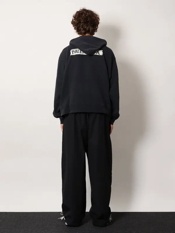 Balenciaga Cotton Zip-up Hoodie