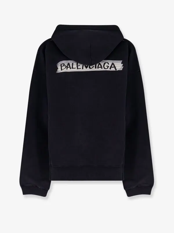 Balenciaga Cotton Zip-up Hoodie