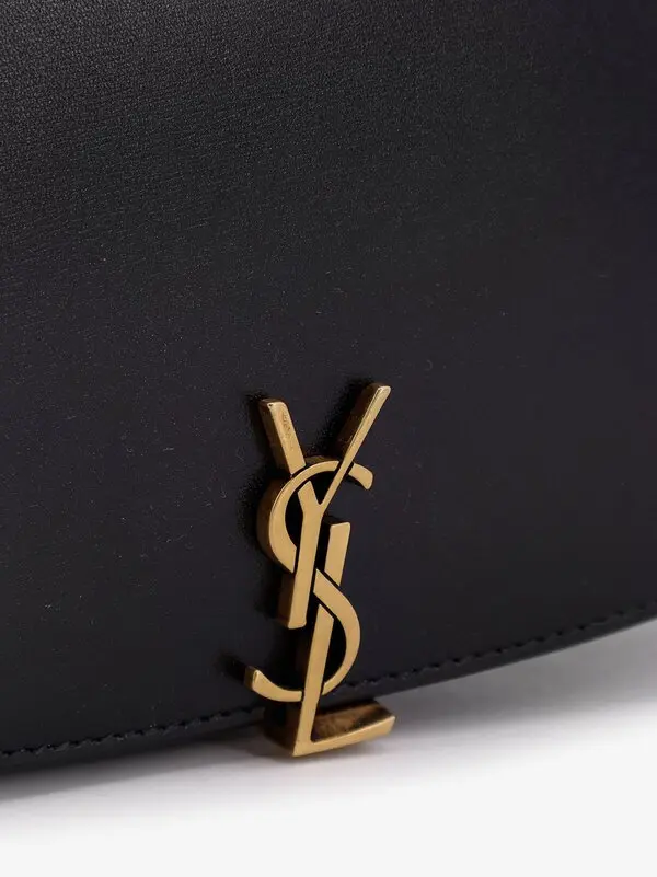 Saint Laurent Voltaire Mini Leather Shoulder Bag - Black
