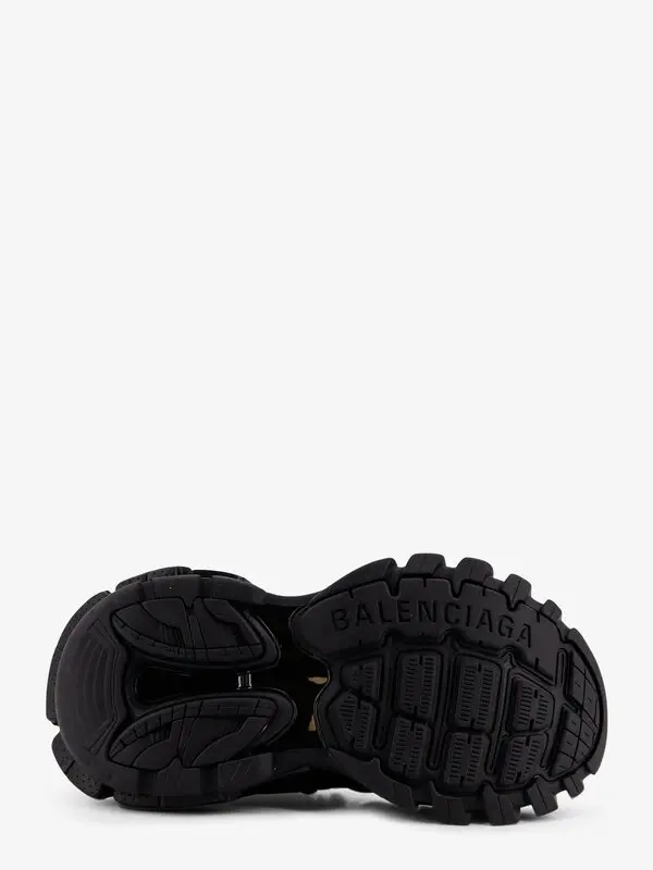Balenciaga Track Mesh Double Lace Sneakers - Black