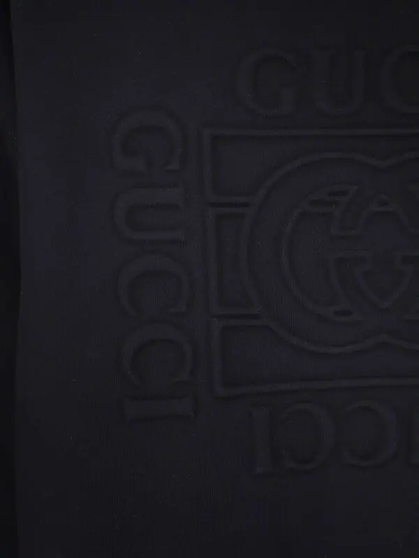 Gucci Cotton Sweatshirt With Embossed Logo