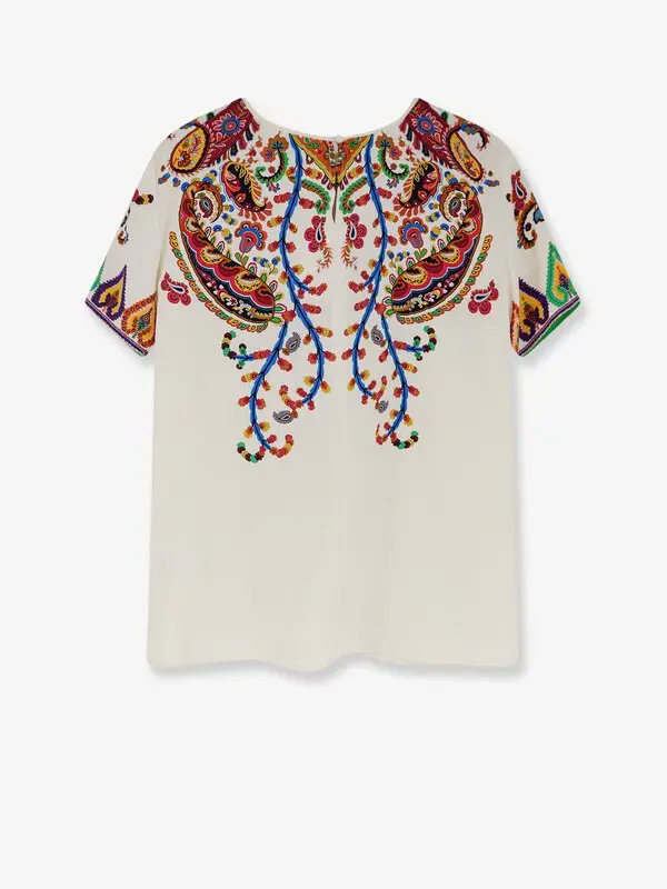 Etro Silk Top With Print