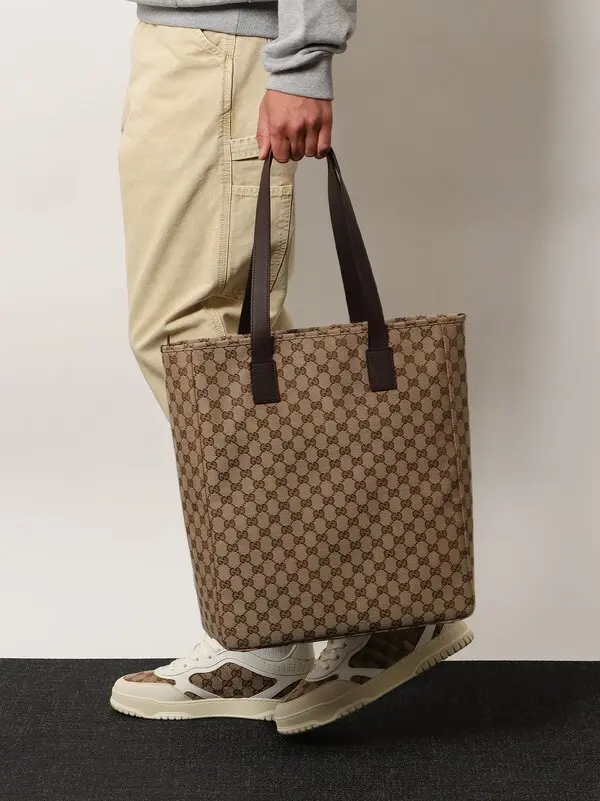 Gucci Gg Fabric Tote Bag - Beige