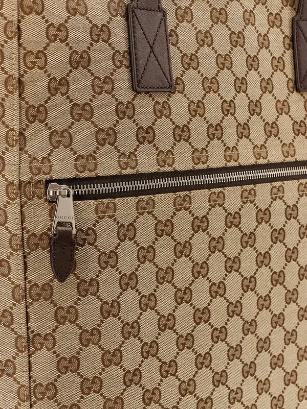 Gucci Gg Fabric Tote Bag - Beige