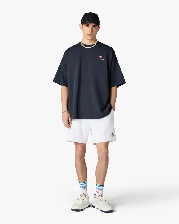 Casablanca Navy Sport Type Oversized Short Sleeve T-shirt - Multicolor