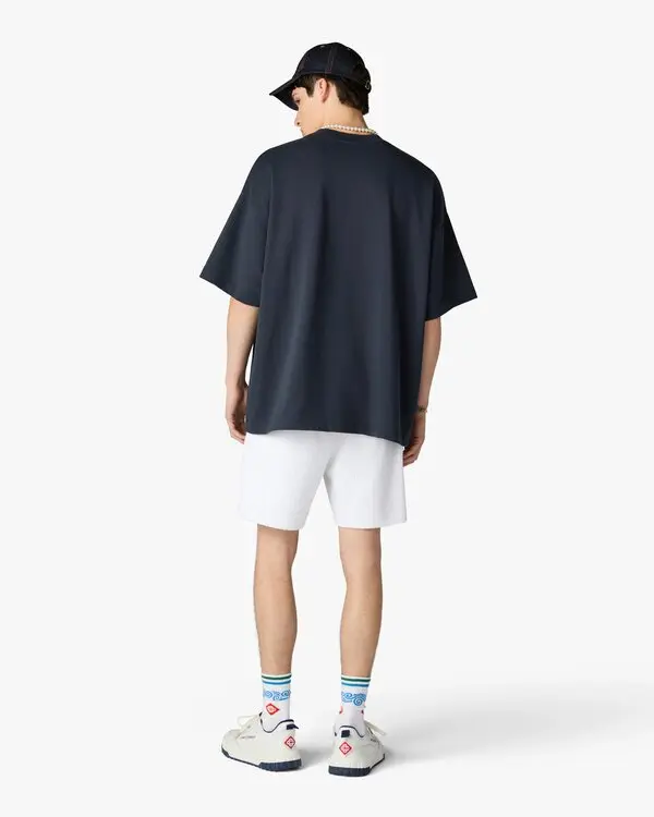 Casablanca Navy Sport Type Oversized Short Sleeve T-shirt - Multicolor