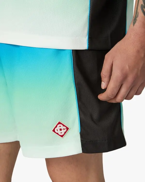 Casablanca Gradient Football Shorts - Green