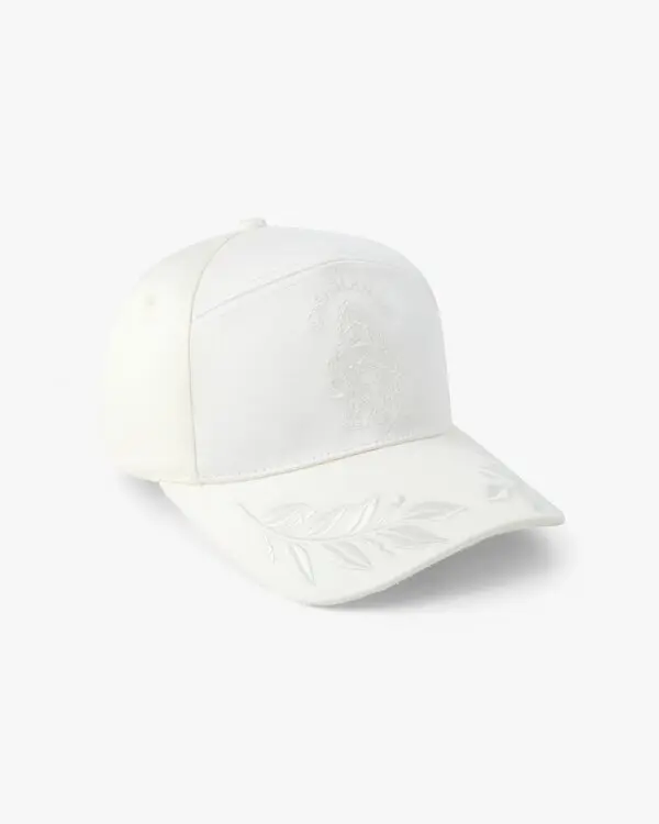 Casablanca Off-white Hotel Emblem Satin Cap - Multicolor